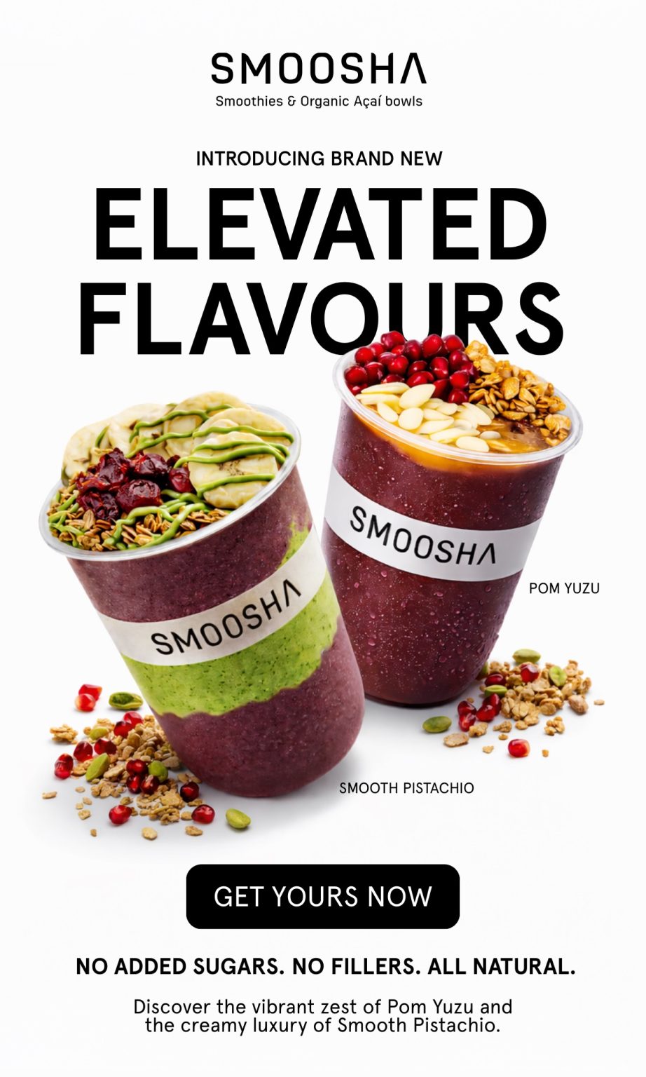 New Açaí Flavours: Meet Pom Yuzu & Smooth Pistachio - SaladStop ...